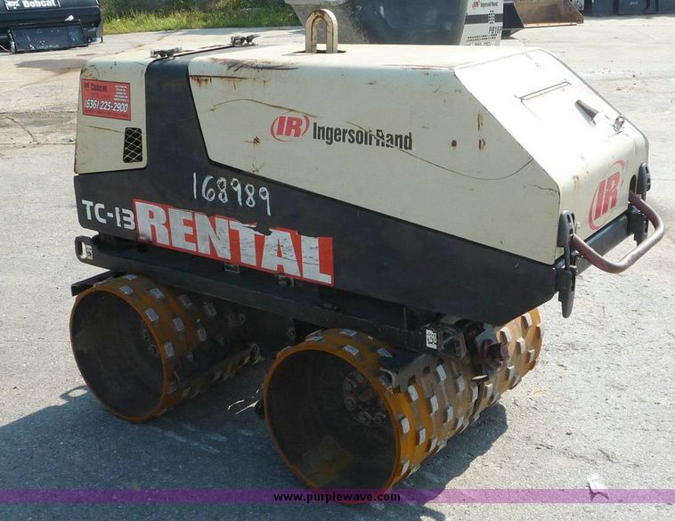 2002 Ingersoll Rand TC-13 remote control trench compactor in O'Fallon ...