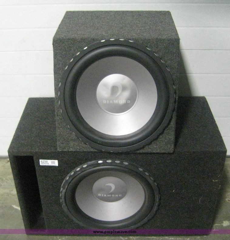 (2) Diamond 15" subwoofers in enclosures in Manhattan, KS | Item 6250 ...
