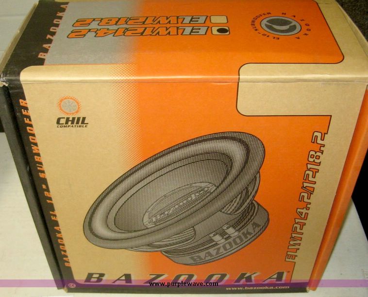 (2) Bazooka 12" subwoofers in Manhattan, KS | Item 6307 sold | Purple Wave
