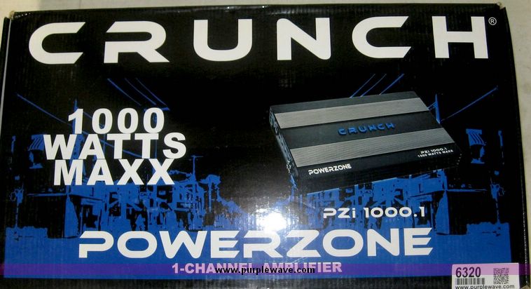 Crunch 1000W one channel amplifier in Manhattan, KS | Item 6320 sold ...