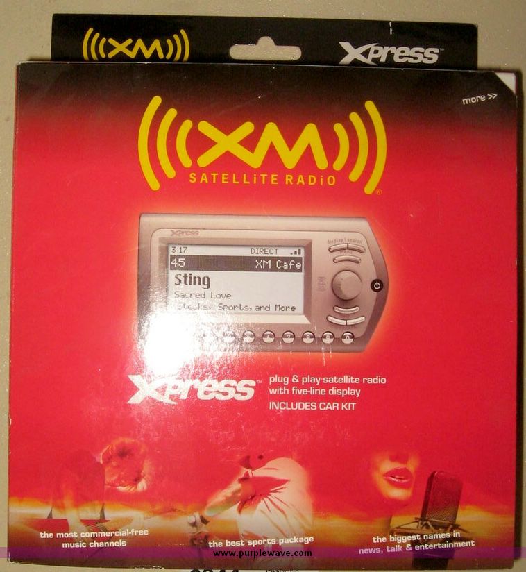 XM Xpress satellite radio with remote and car kit in Manhattan, KS ...