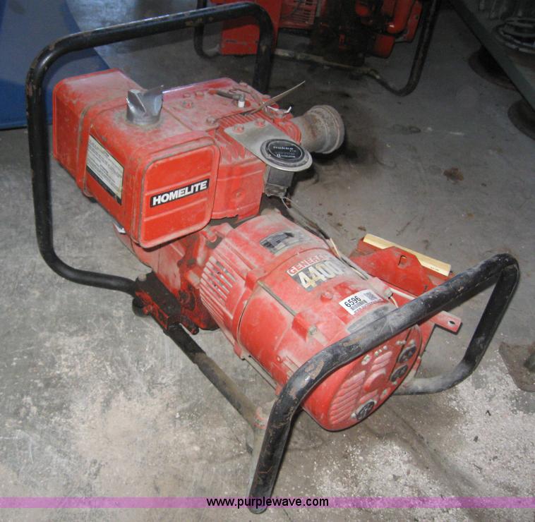 1990 Homelite EH4400 generator in Chanute, KS | Item 6596 sold | Purple ...