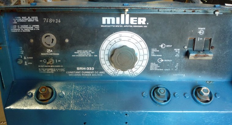 Miller SRH-333 DC arc welder in Kansas City, MO | Item 4125 sold ...