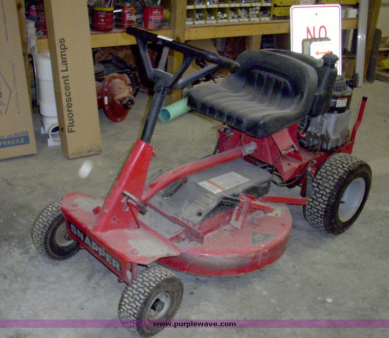 Snapper 28" riding lawn mower in Douglass, KS | Item 6120 sold | Purple ...