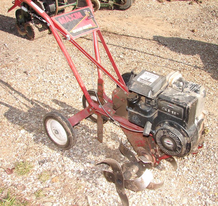 Maxim rototiller in Manhattan, KS | Item 9006 sold | Purple Wave