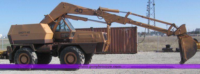 Drott 40 BYR cruz-air wheeled excavator in Grand Island, NE | Item 6594 ...