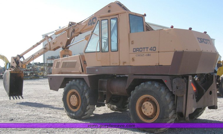 Drott 40 BYR cruz-air wheeled excavator in Grand Island, NE | Item 6594 ...
