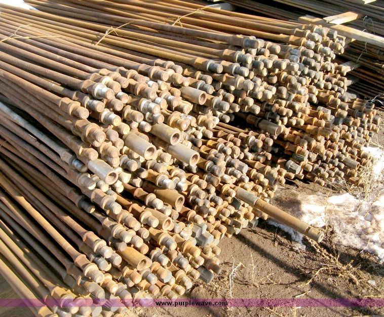 (50) sections of 1" sucker rod in Great Bend, KS | Item 3102 sold ...
