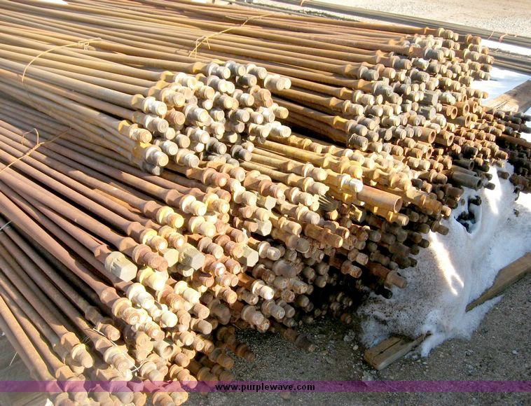 (100) Sections of 7/8" sucker rod in Great Bend, KS | Item 3211 sold ...