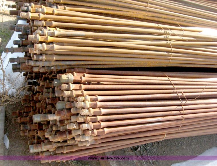(100) Sections of 7/8" sucker rod in Great Bend, KS | Item 3211 sold ...