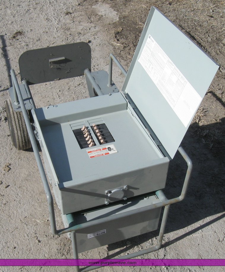 Portable distribution panel in Phillipsburg, KS | Item 8078 sold ...