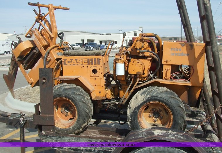 Case Mini Sneaker vibratory plow with shop built trailer in Manhattan ...