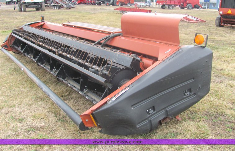 Hesston 8020 18' swather header in Hillsboro, KS | Item 3214 sold ...