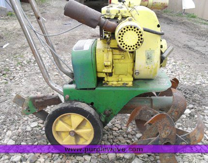 John Deere front tine tiller in Coffeyville, KS | Item 1404 sold ...