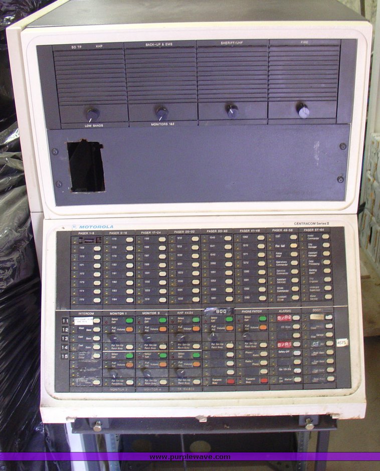 Motorola Centracom Series II communications system in Emporia, KS ...