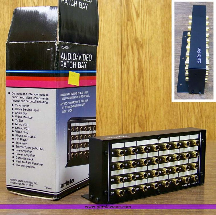 Arista patch bay in Salina, KS | Item 2027 sold | Purple Wave