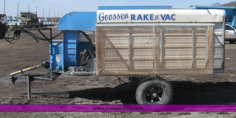 Goossen Rake-n-vac vacuum in Perry, KS | Item 2104 sold | Purple Wave