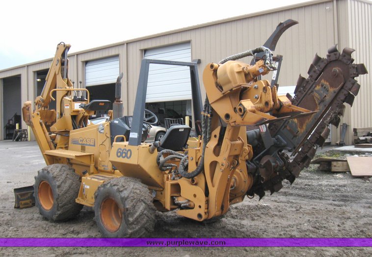 Case 660 trencher with plow and backhoe in Olathe, KS | Item 2158 sold ...