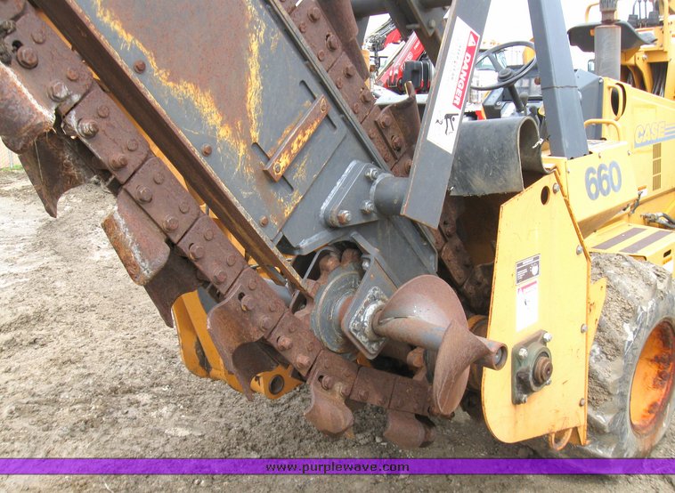 Case 660 trencher with plow and backhoe in Olathe, KS | Item 2158 sold ...