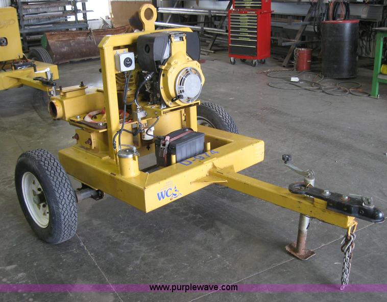 Myers Seth DD-4/HA/T 4" double diaphragm trailer-mounted pump in Salina ...