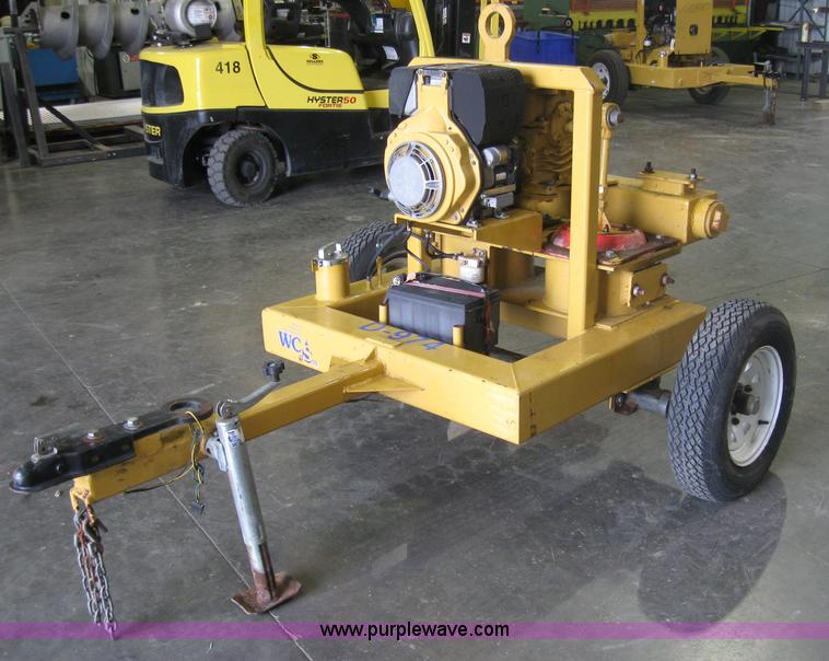 Myers Seth DD-4/HA/T 4" double diaphragm trailer-mounted pump in Salina ...