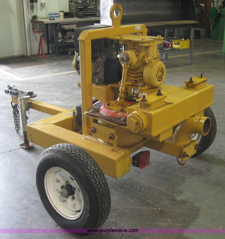 Myers Seth DD-4/HA/T 4" double diaphragm trailer-mounted pump in Salina ...