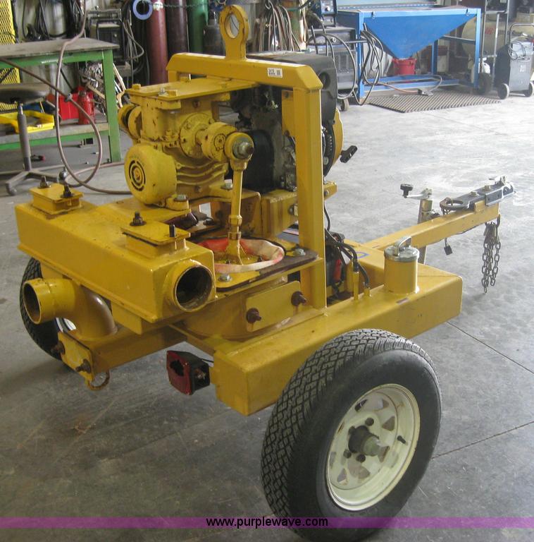 Myers Seth DD-4/HA/T 4" double diaphragm trailer-mounted pump in Salina ...