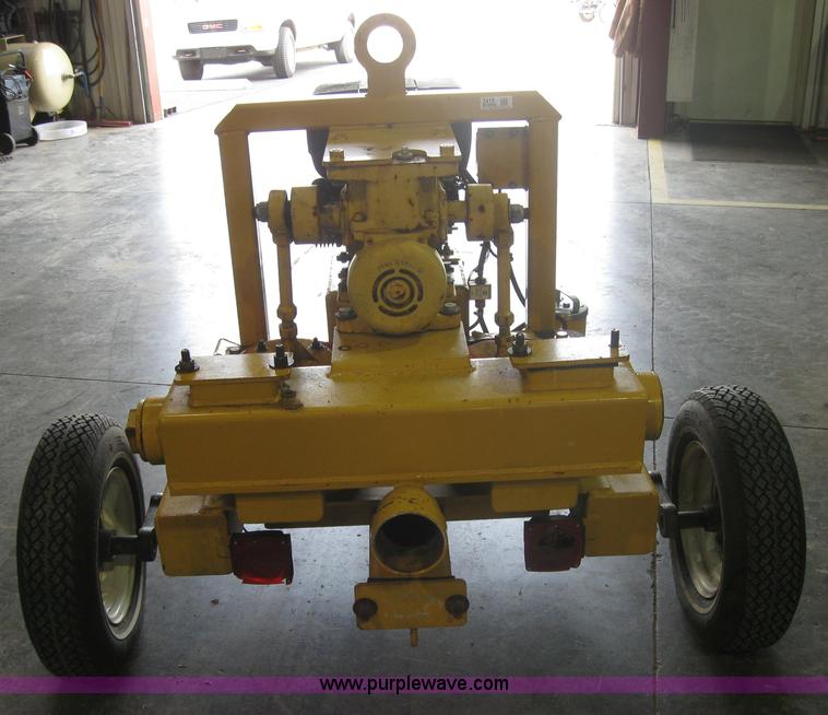 Myers Seth DD-4/HA/T 4" double diaphragm trailer-mounted pump in Salina ...