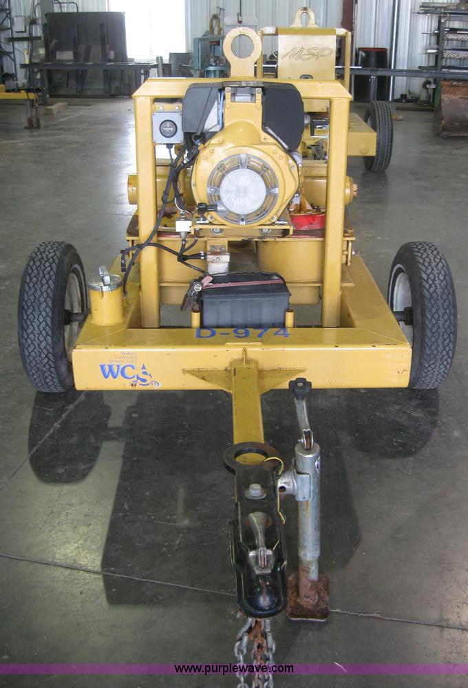 Myers Seth DD-4/HA/T 4" double diaphragm trailer-mounted pump in Salina ...