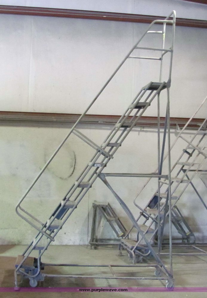 Louisville steel warehouse ladder in Newton, KS | Item 4015 sold ...