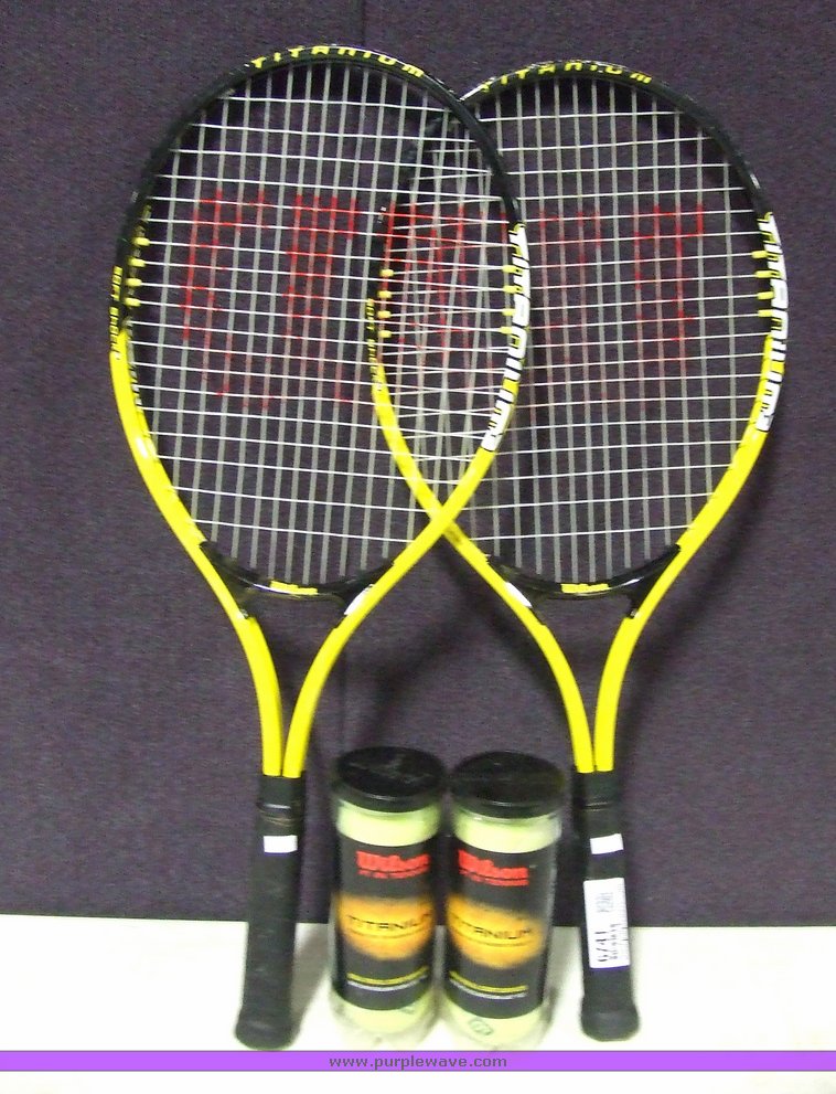 (2) Wilson Soft Shock tennis ratchets in Manhattan, KS | Item 6741 sold ...