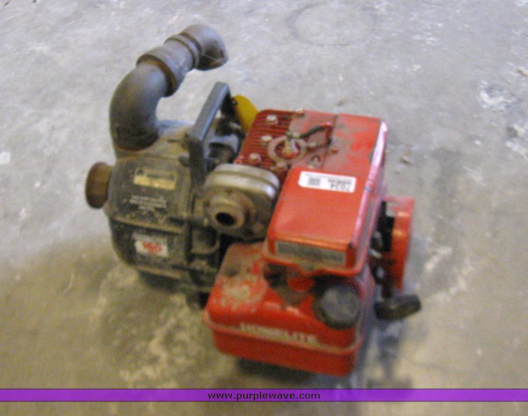 Homelite 2" water pump in Stockton, KS | Item 7034 sold | Purple Wave