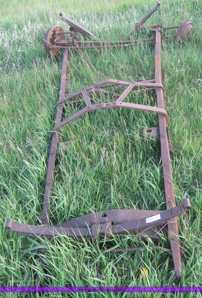 Motel T frame and front axle in Riley, KS | Item 2489 sold | Purple Wave
