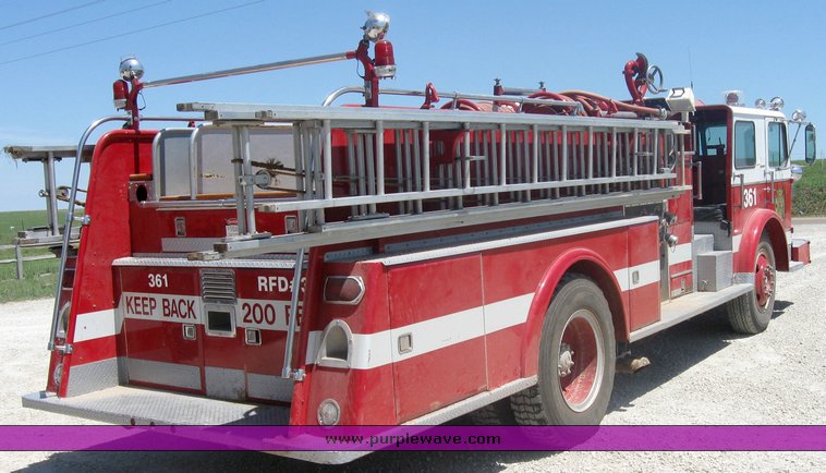 1973 American Fire Apparatus Company custom fire engine in Salina, KS ...