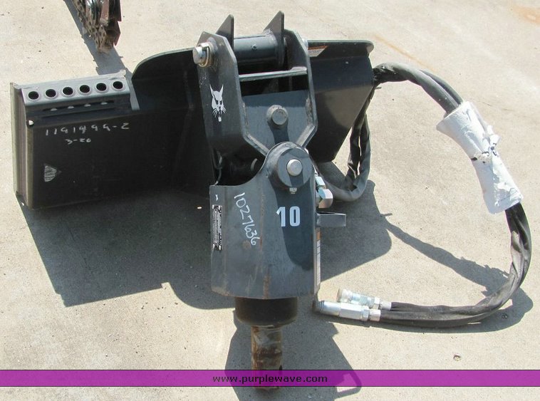 Bobcat Model 10 Auger drive in Fort Worth, TX | Item 8041 sold | Purple ...