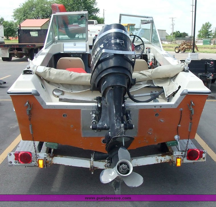 1971 Glassmaster 14' fiberglass outboard motor boat in Manhattan, KS ...