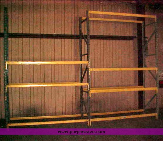 Tear drop style high bay rack in Chanute, KS | Item 2296 sold | Purple Wave
