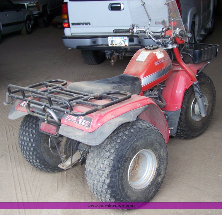 1982 Honda Big Red ATV in Dighton, KS | Item 8909 sold | Purple Wave