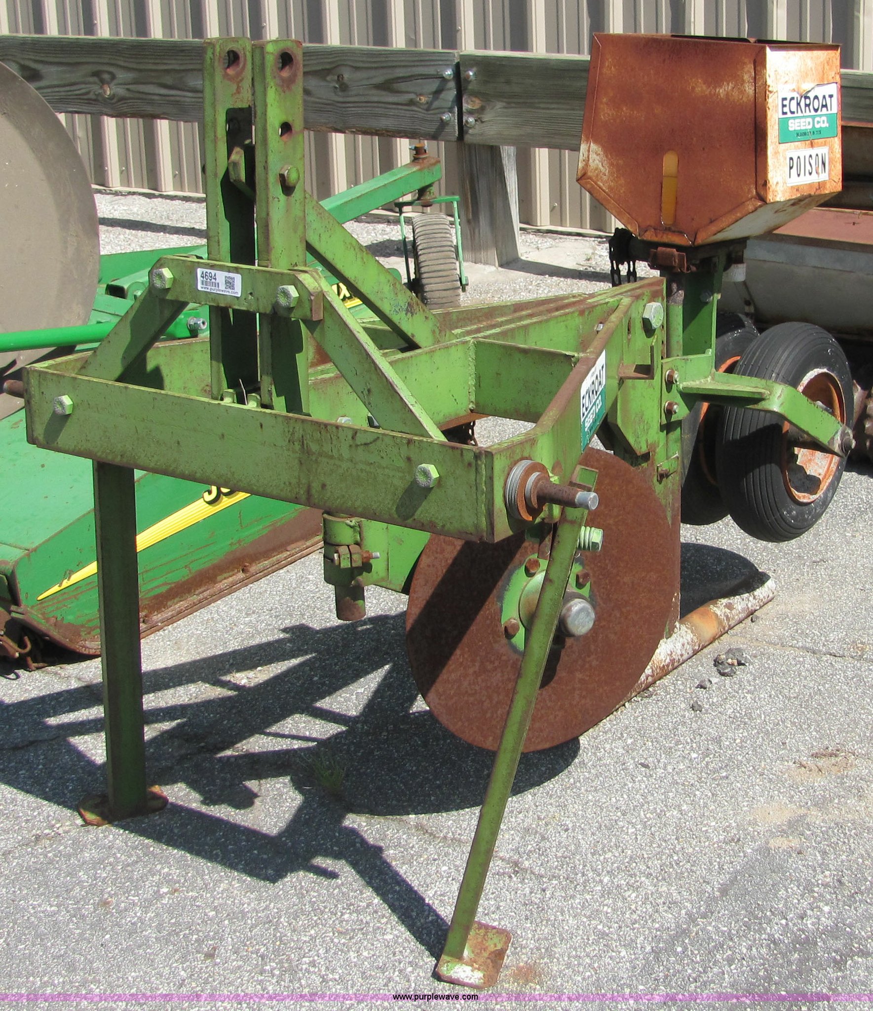 Eckroat gopher getter burrow builder in Hutchinson, KS | Item 4694 sold ...