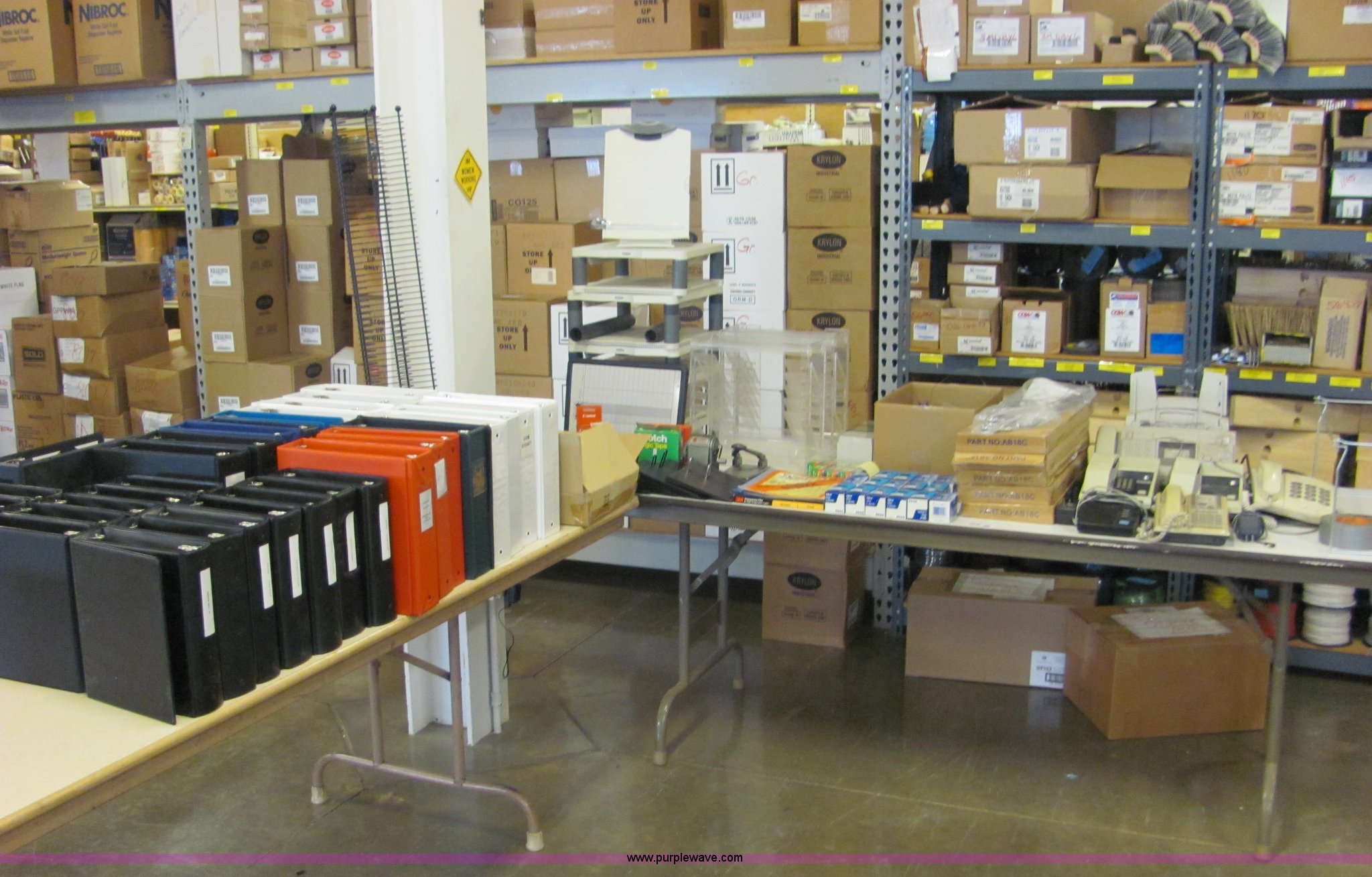 Assorted office supplies in Hutchinson, KS | Item 4718 sold | Purple Wave