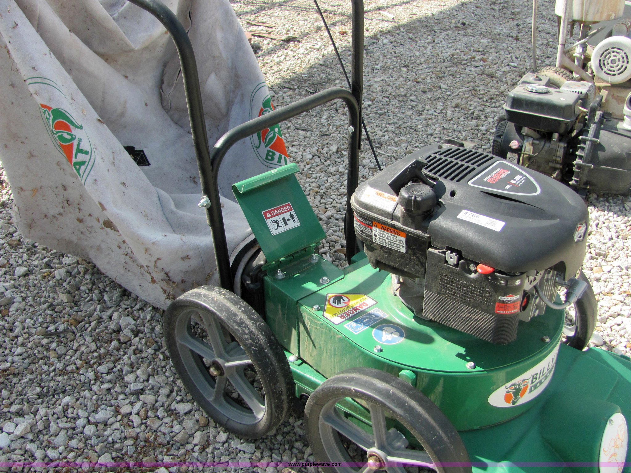 Billy Goat KD612 lawn vacuum with bagger in Valley Center, KS | Item ...