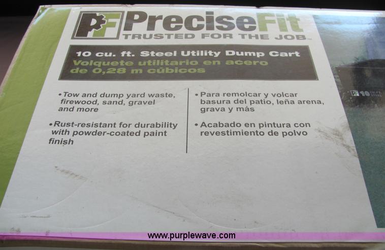 Precise Fit 10 cu.ft. steel utility dump cart in Derby, KS | Item 3221 ...