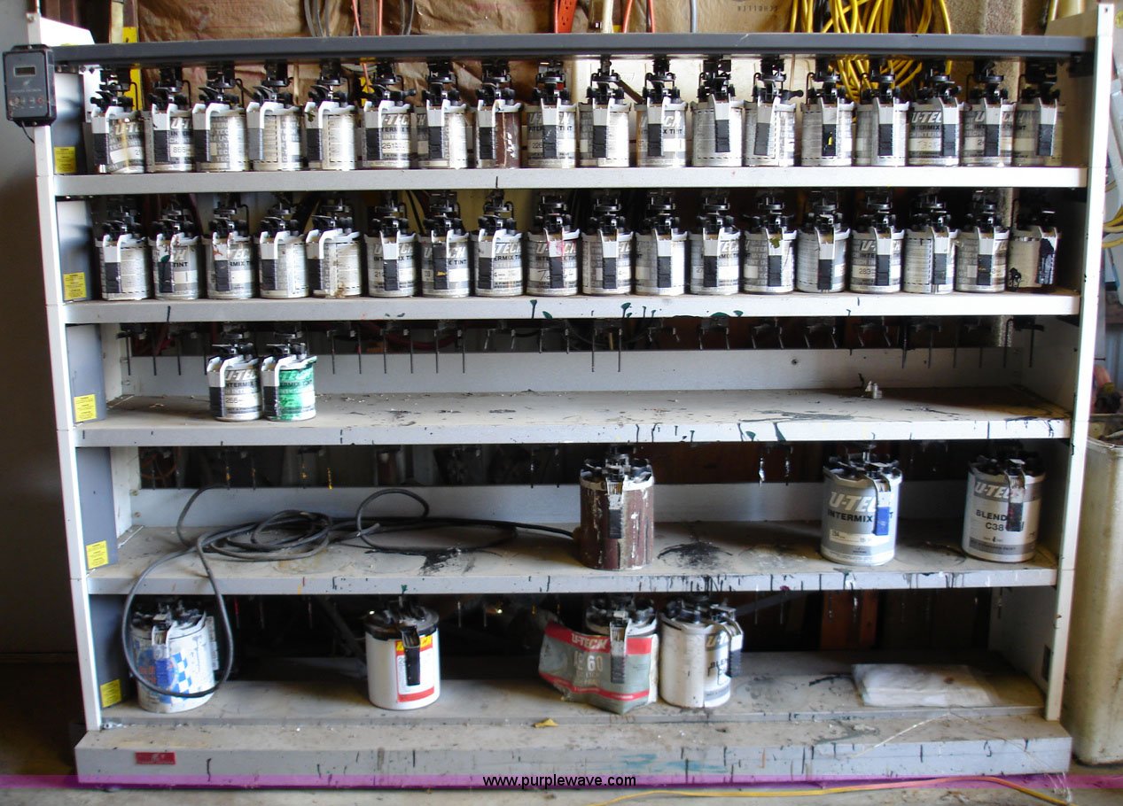 Toner/paint mixing station in Salina, KS | Item 1010 sold | Purple Wave