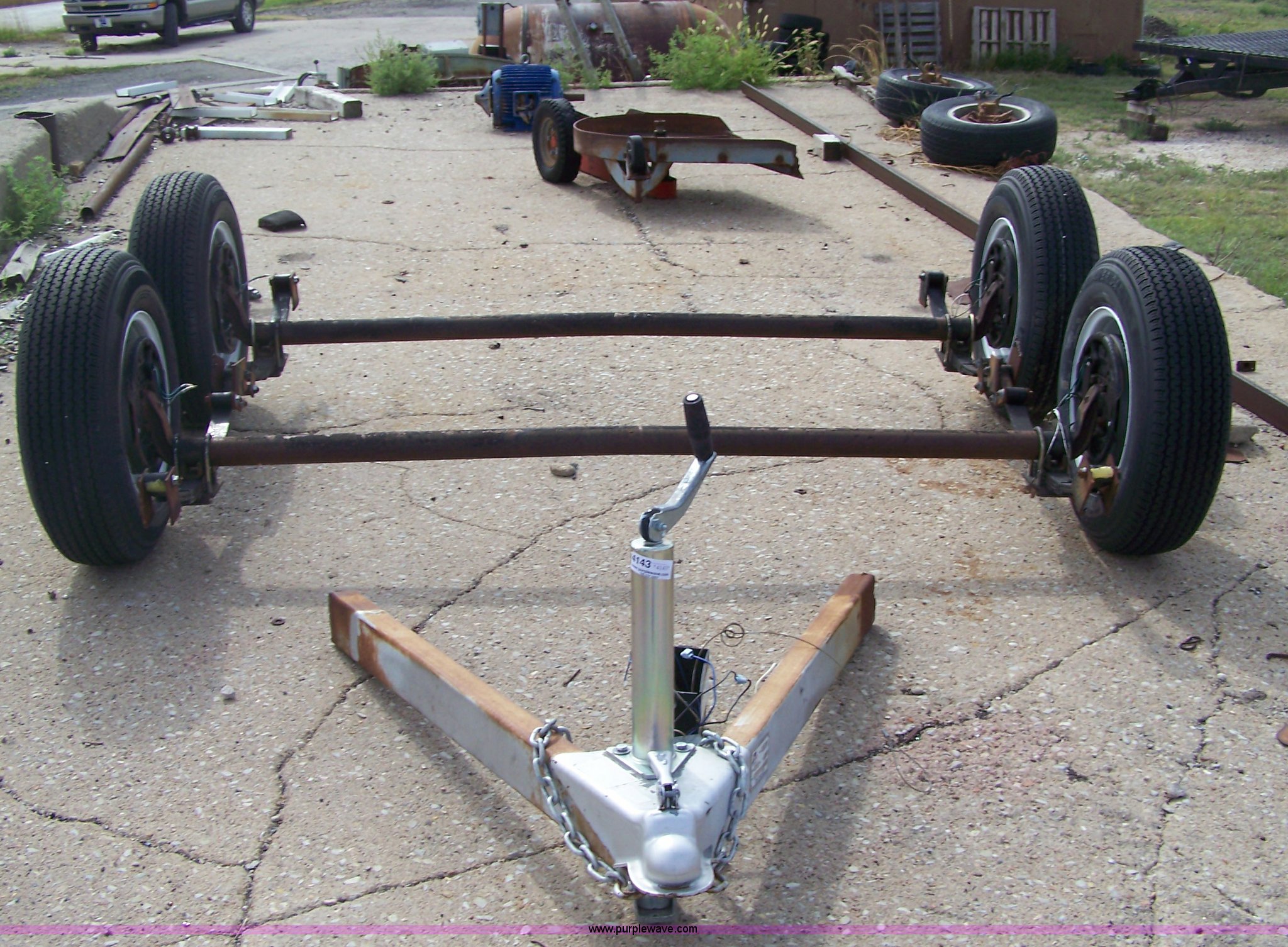 (2) 2,500 lbs axles in Ellis, KS | Item 4143 sold | Purple Wave
