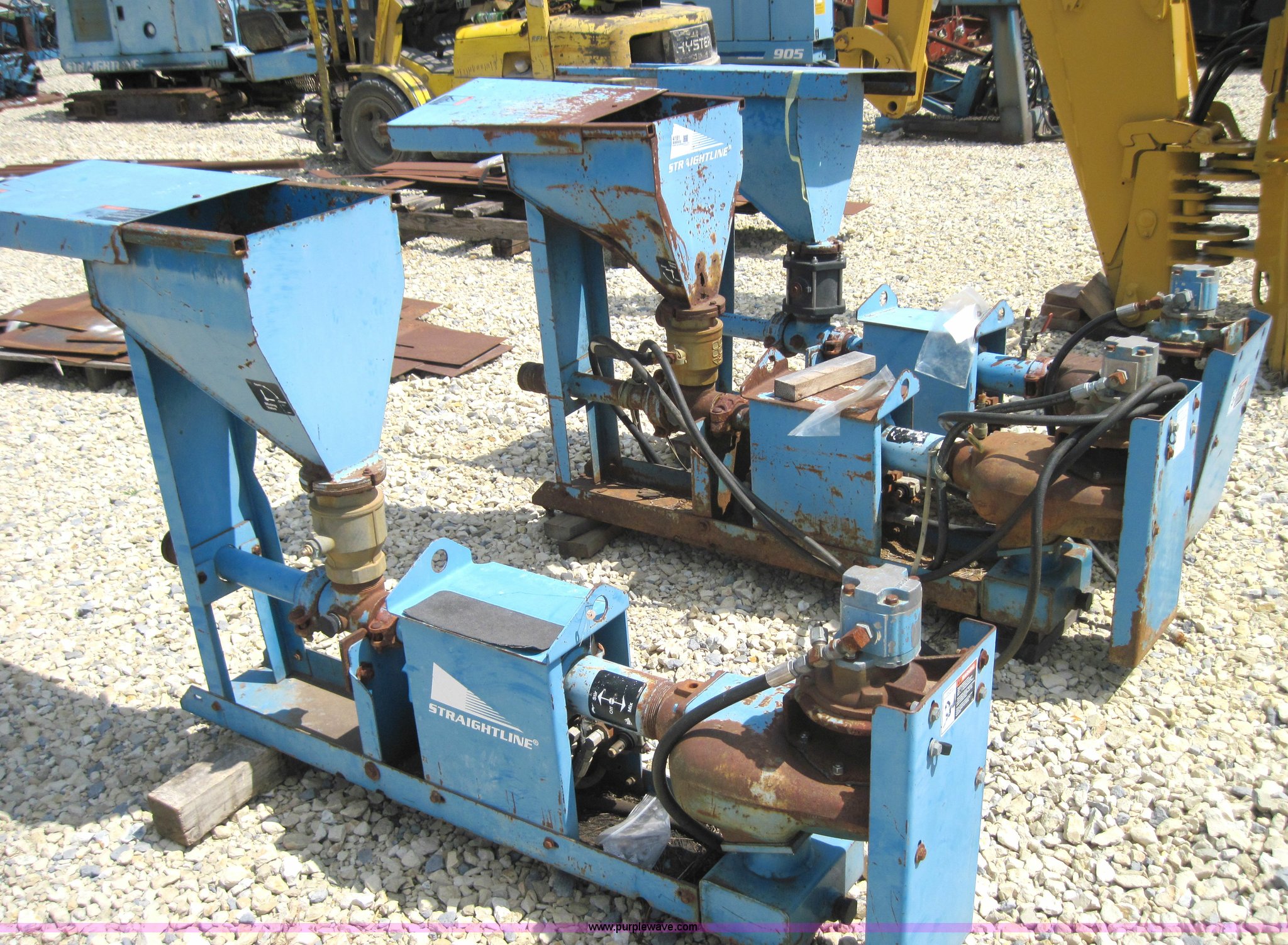 (3) Straightline mud mixers with hydraulic motor in Hutchinson, KS ...