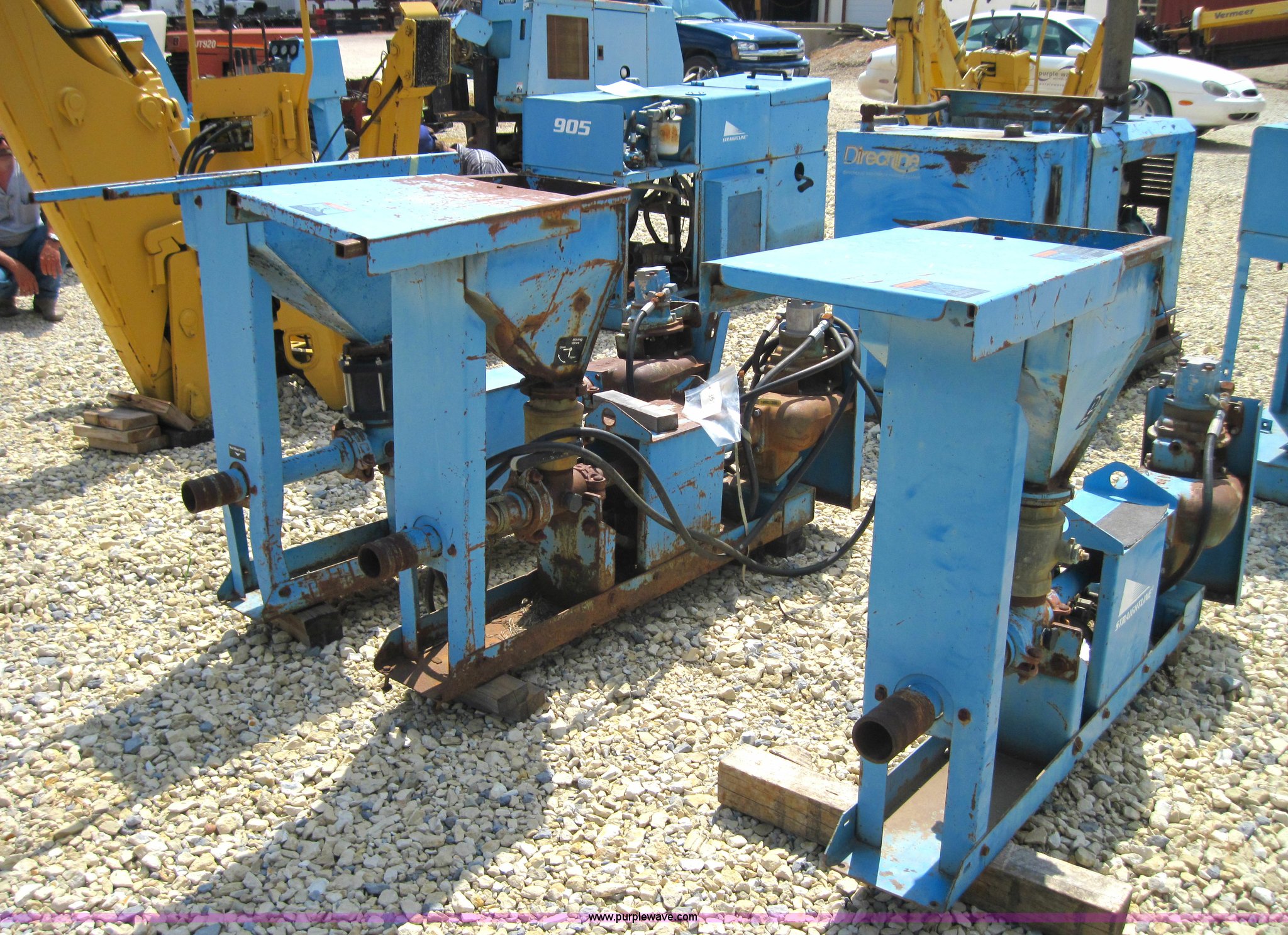 (3) Straightline mud mixers with hydraulic motor in Hutchinson, KS ...