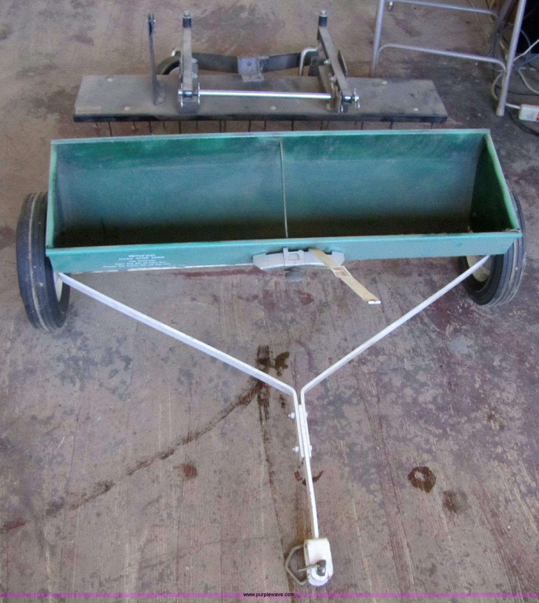 Pull-type spreader with harrow in Lawrence, KS | Item 7219 sold ...
