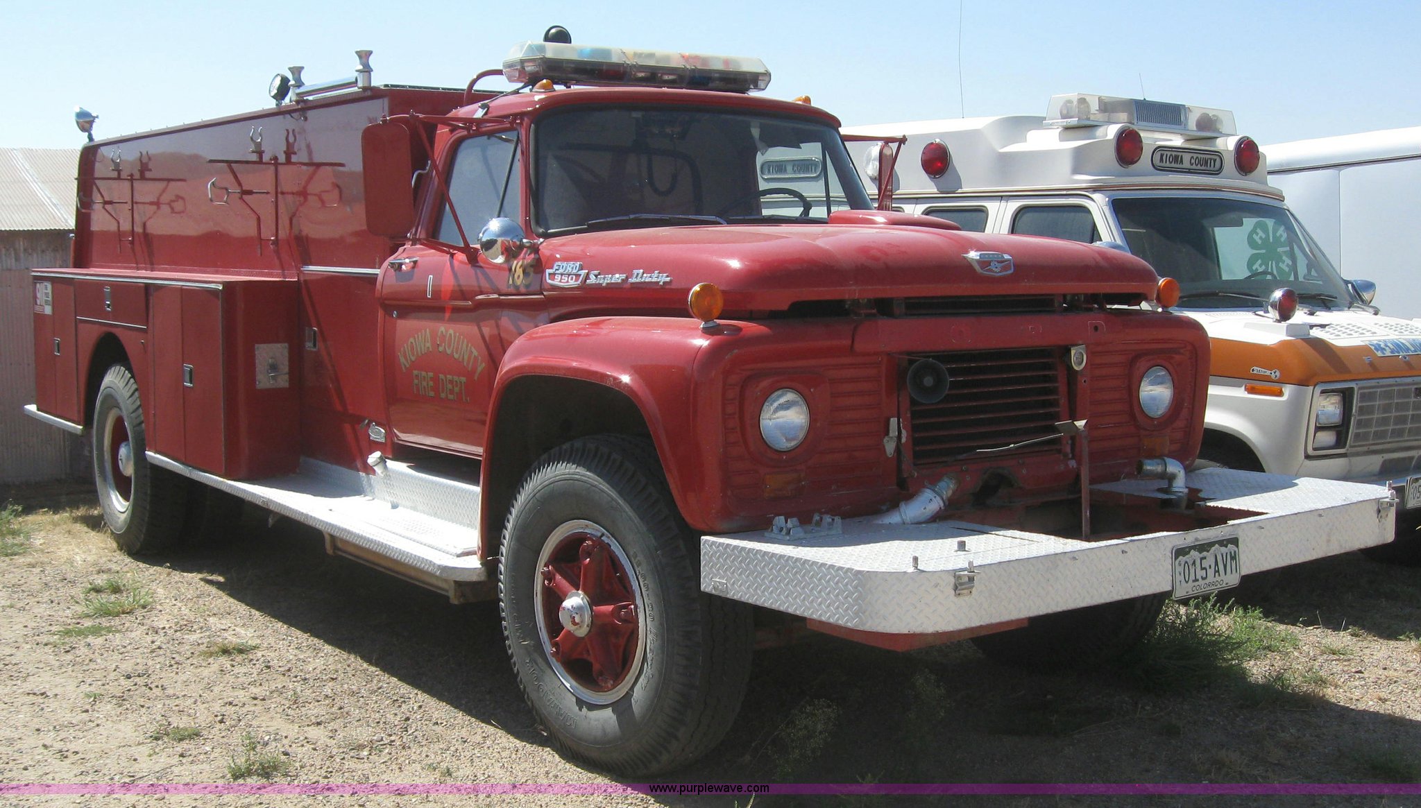 1963 Ford 950 Super Duty fire truck in Eads, CO | Item 2988 sold ...