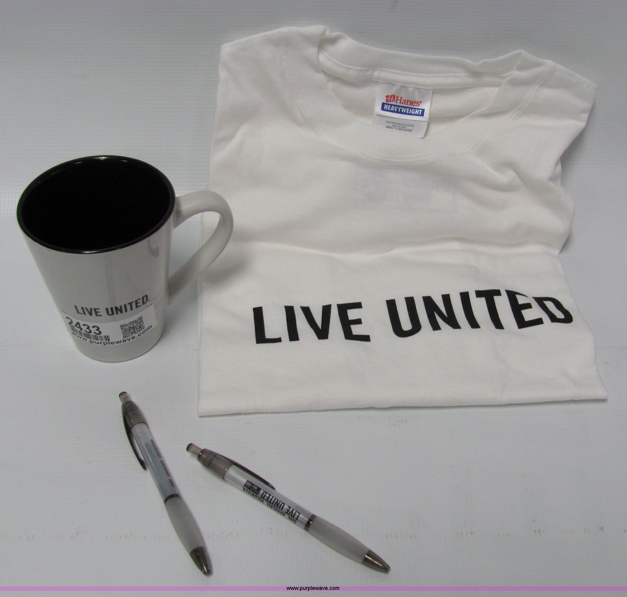Live United T-shirt, size L in Manhattan, KS | Item 2433 sold | Purple Wave