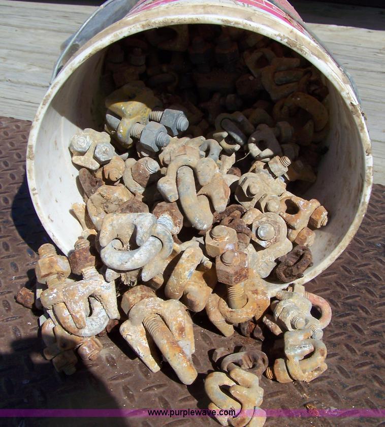 Assorted cable clamps in Dighton, KS | Item 7342 sold | Purple Wave